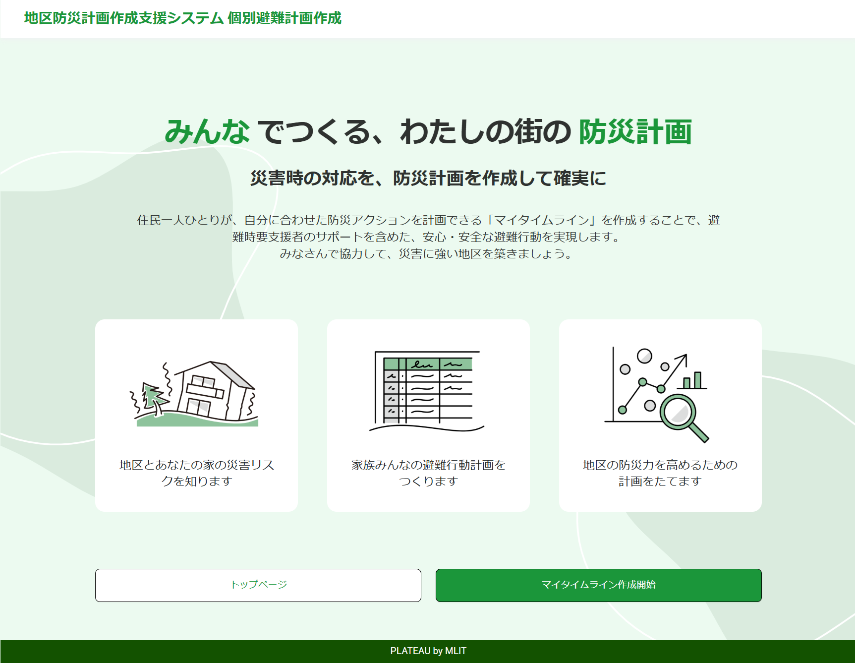 操作マニュアル(住民向け)