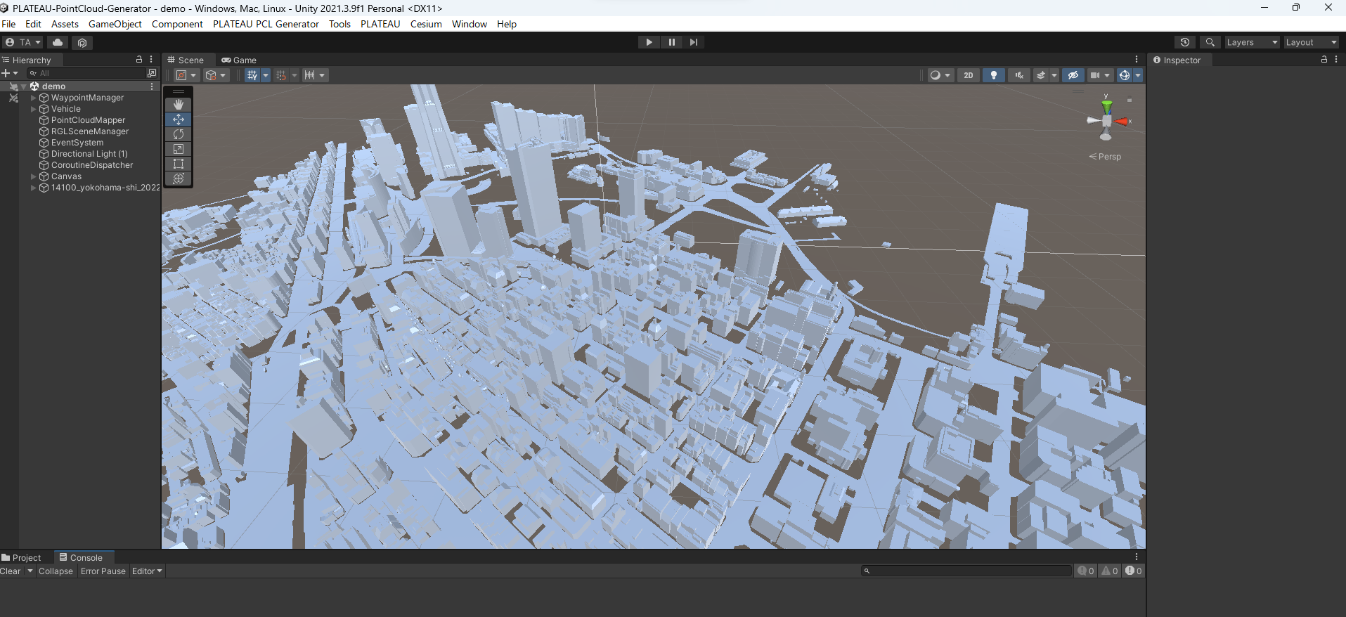 3D都市モデル配置手順 | PLATEAU PCL Generator